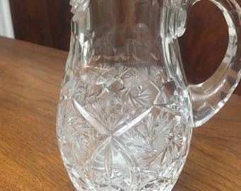 Crystal pitcher | Etsy