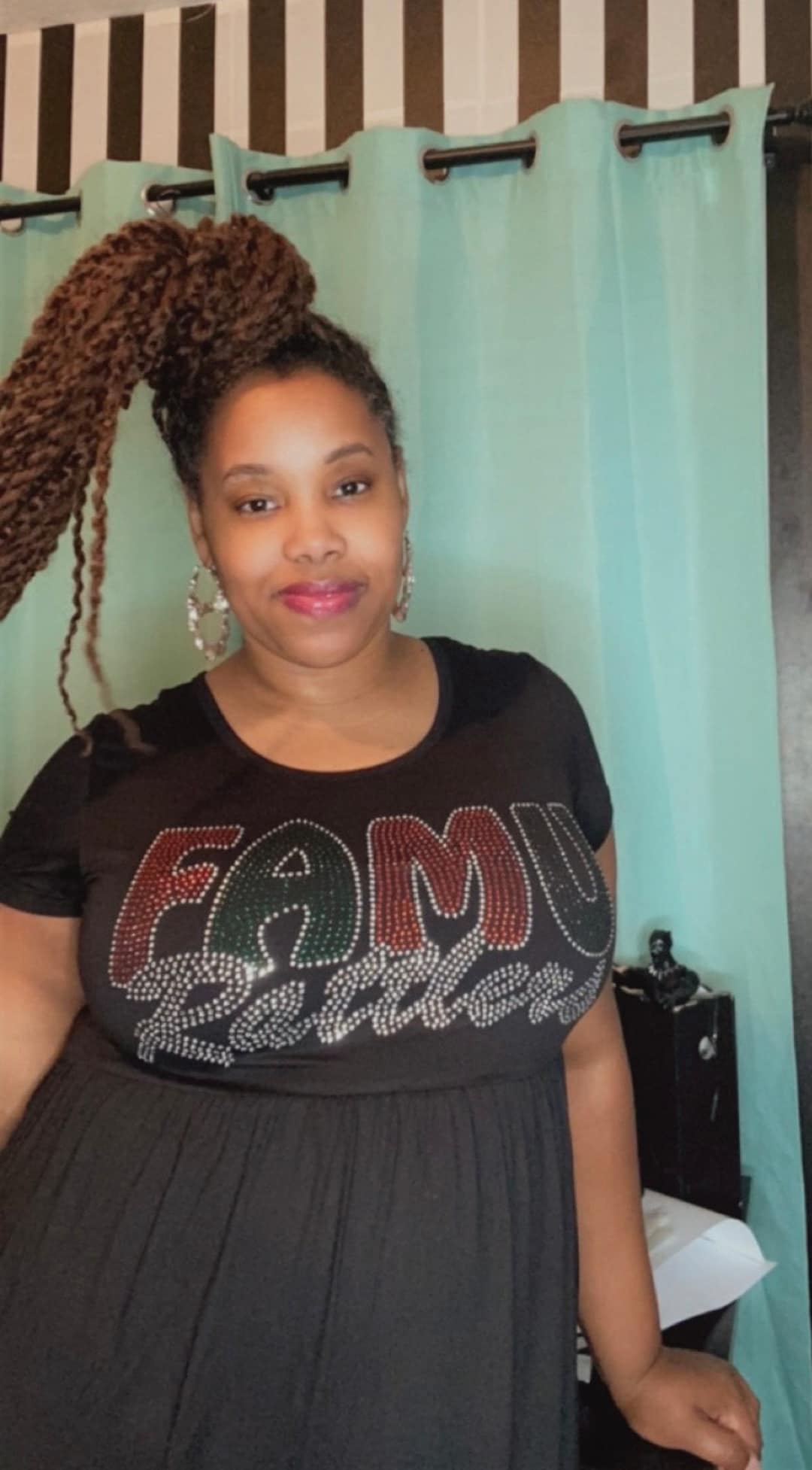 Famu Florida A&M University Rhinestone Shirt Bling Maxi Dress Homecoming HBCU Black - Etsy