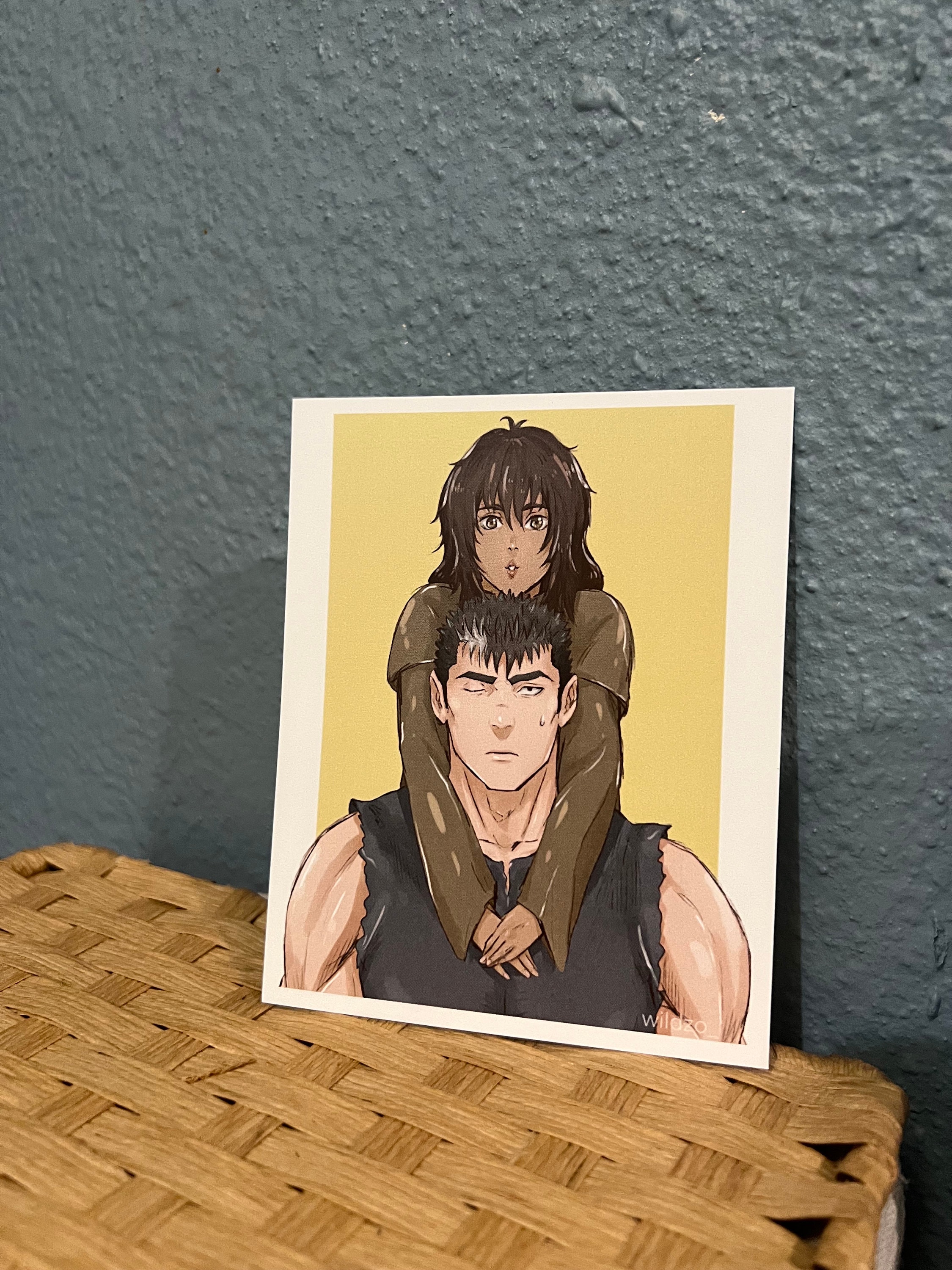 Berserk Guts Casca Print - Etsy