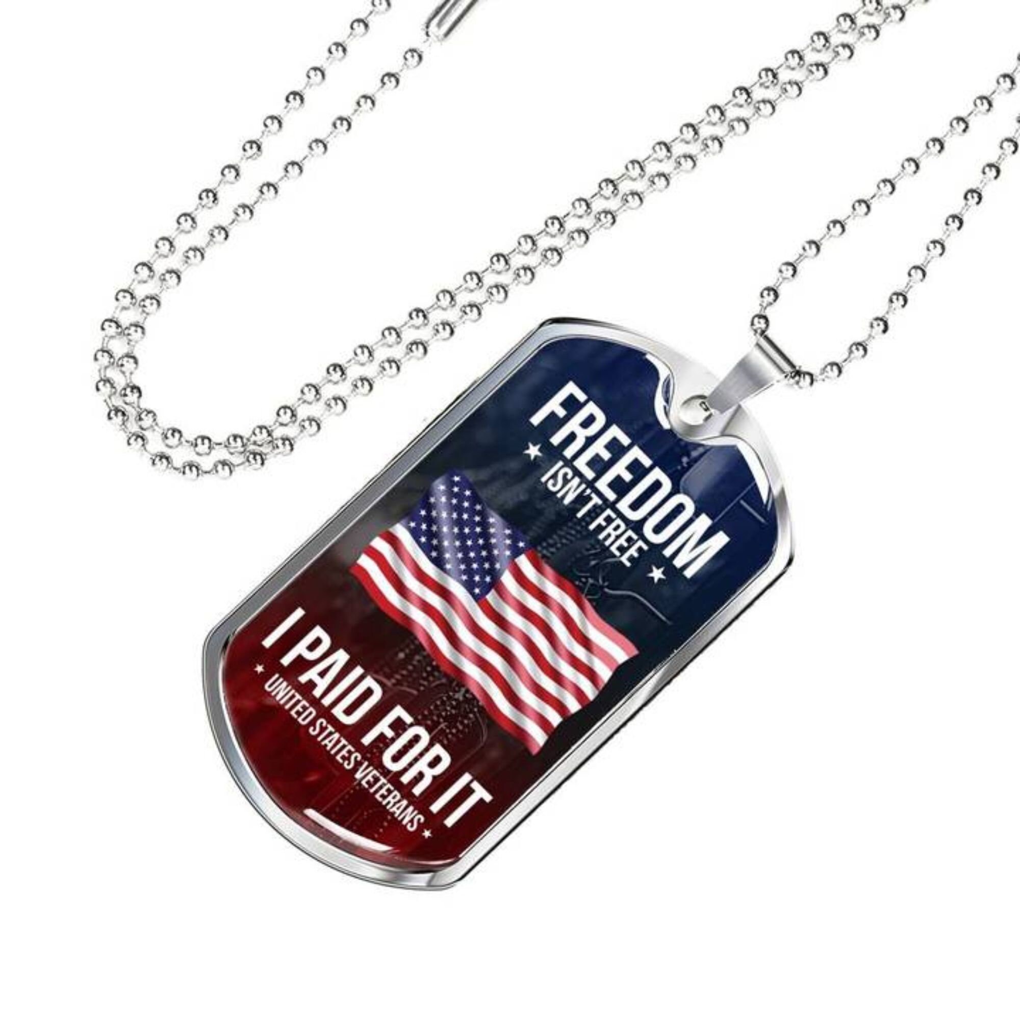 Veterans Day Gift Military Dog Tags Engraved Necklace Dog | Etsy
