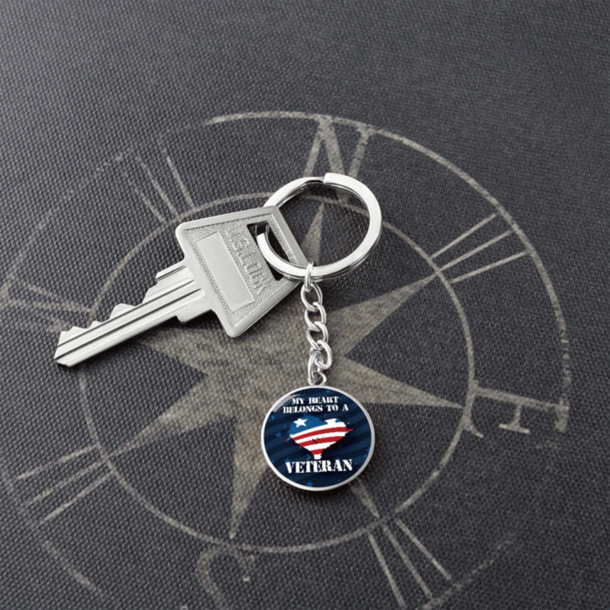 Veteran Keychain,veteran Key Holder,veterans Day Gift,military Gift ...