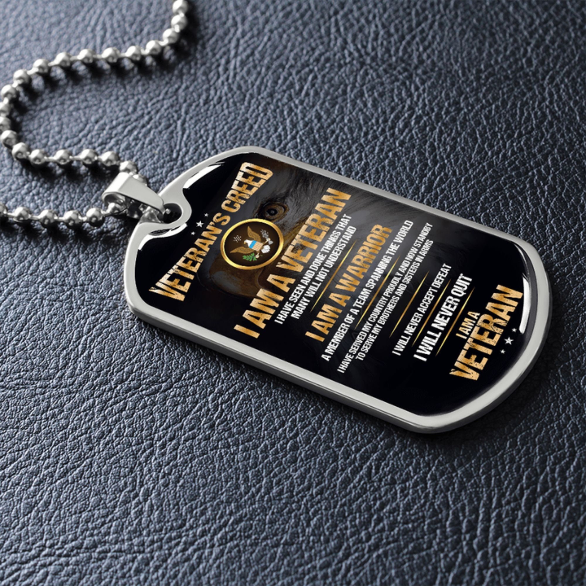 Veteran Dog Tag Veterans Day Gift Army Gift Military Dog - Etsy