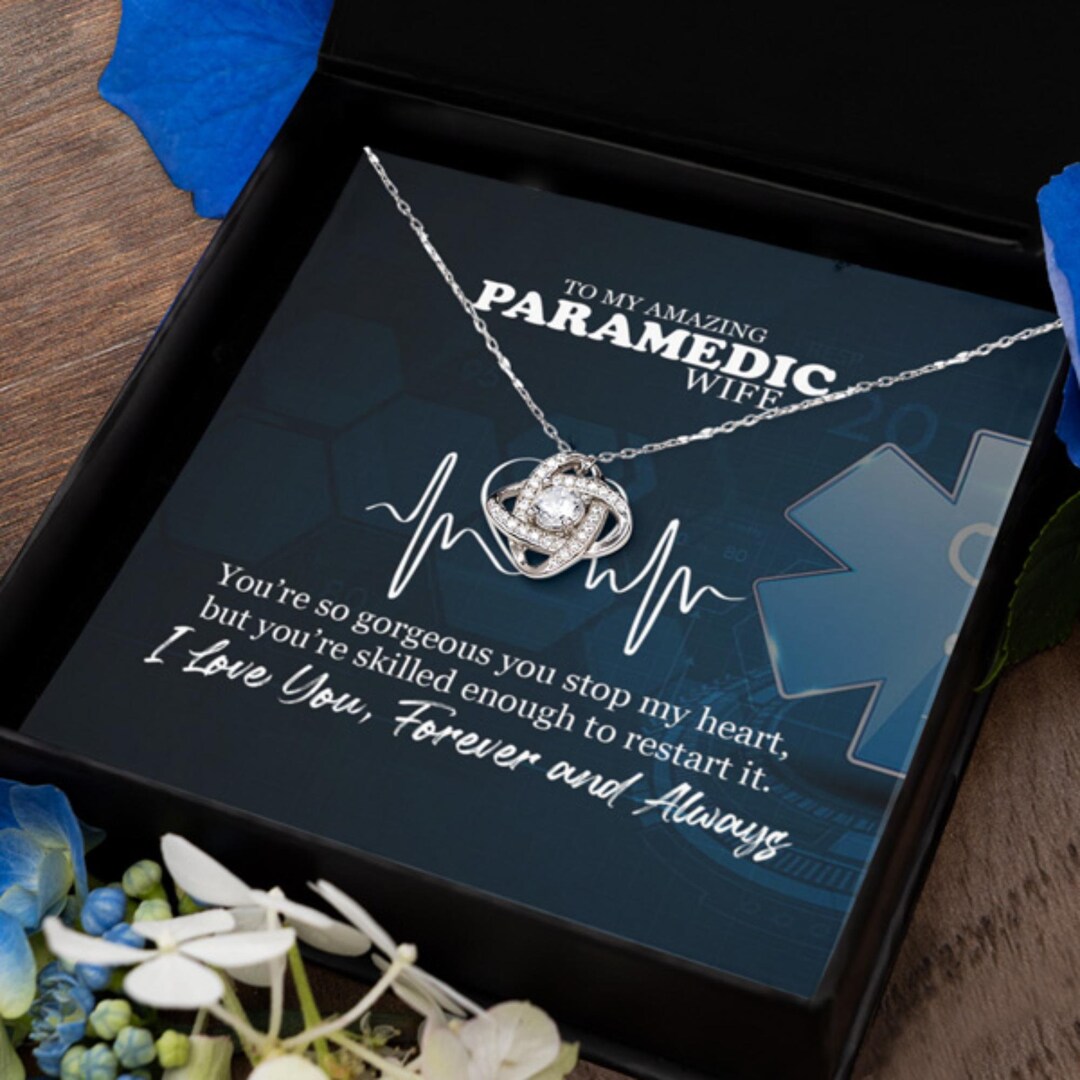 Paramedic Gift, First Responder Wife Gift, Paramedic Necklace ...