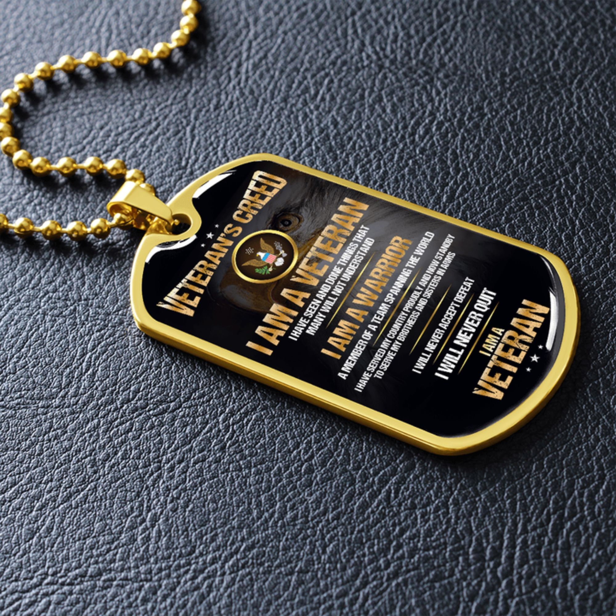 Veteran Dog Tag Veterans Day Gift Army Gift Military Dog - Etsy