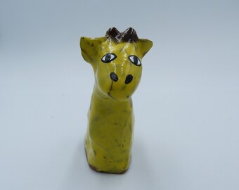 Miniature Handmade Ceramic Giraffe Figurine - Etsy