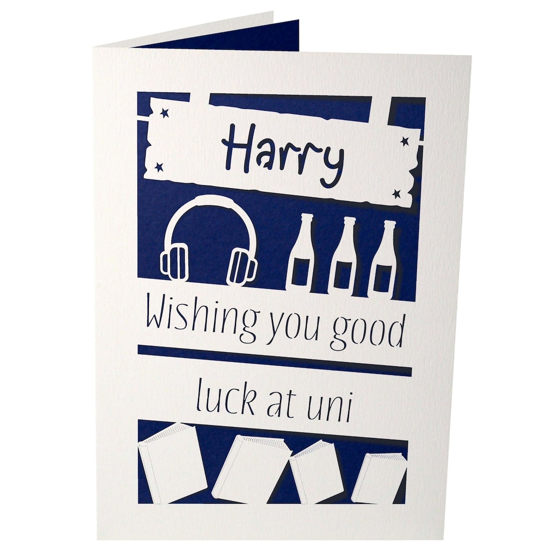 Good Luck at Uni Card for Him - You're off to Uni Card - Starting Uni ...