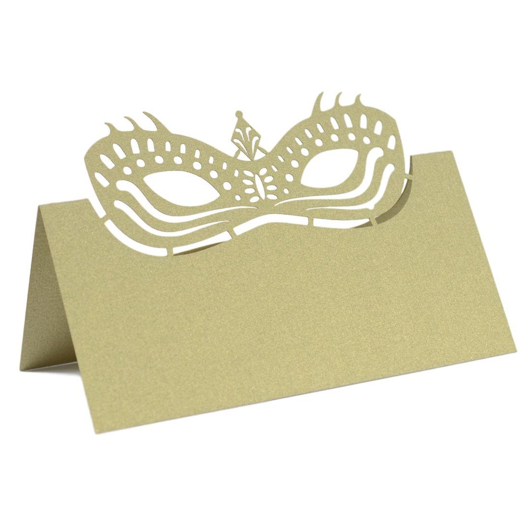 Masquerade Mask Name Place Cards, Masquerade Ball Seating Cards ...