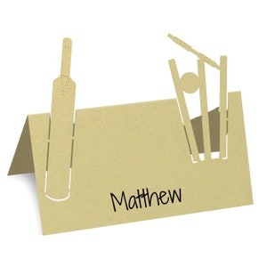 Cricket Name Place Seating Cards for Cricket Wedding or Cricket Party ...
