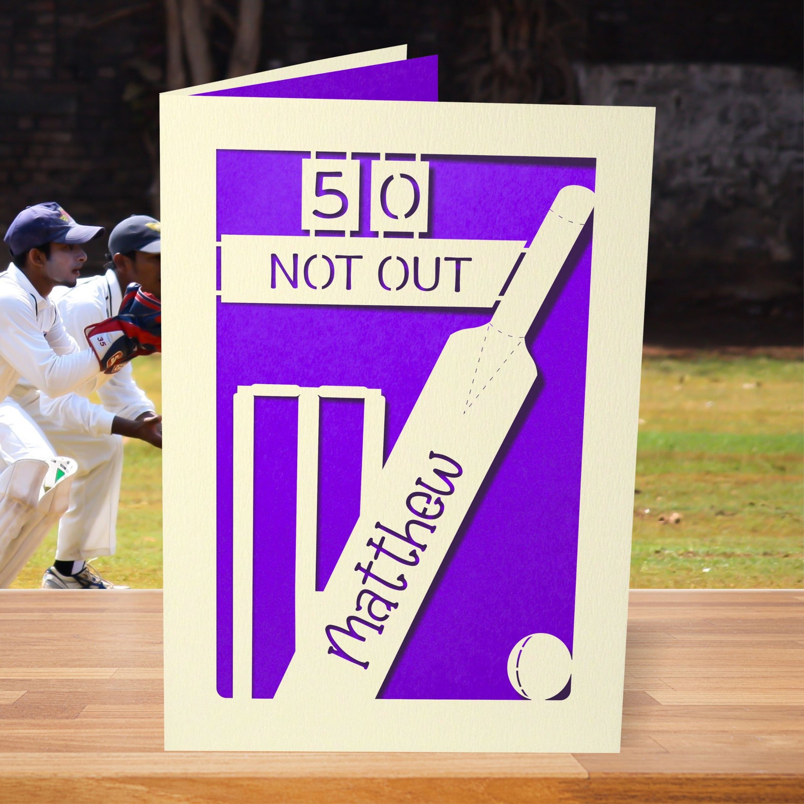 Cricket Themed Birthday Card for ANY AGE 21 30 40 50 60 - Etsy UK