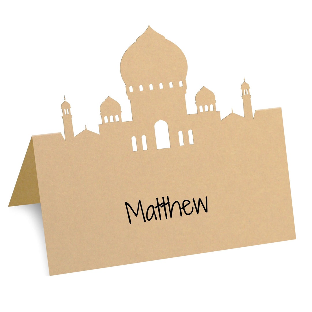 Arabian Themed Place Cards pack of 10 - Etsy