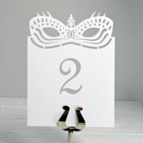 Masquerade Ball Table Number Cards / Masquerade Ball Table - Etsy UK
