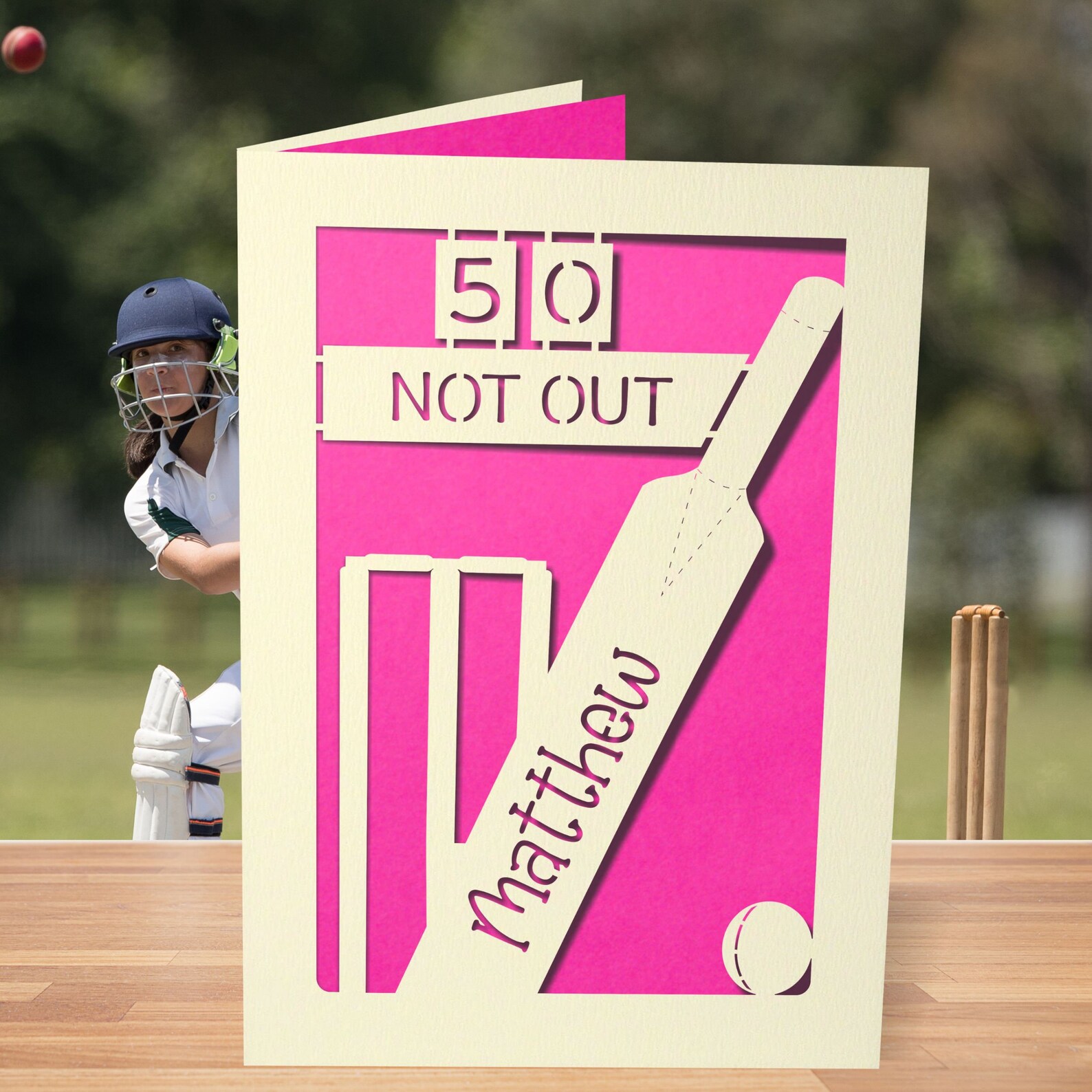 Cricket Themed Birthday Card for ANY AGE 21 30 40 50 60 - Etsy UK