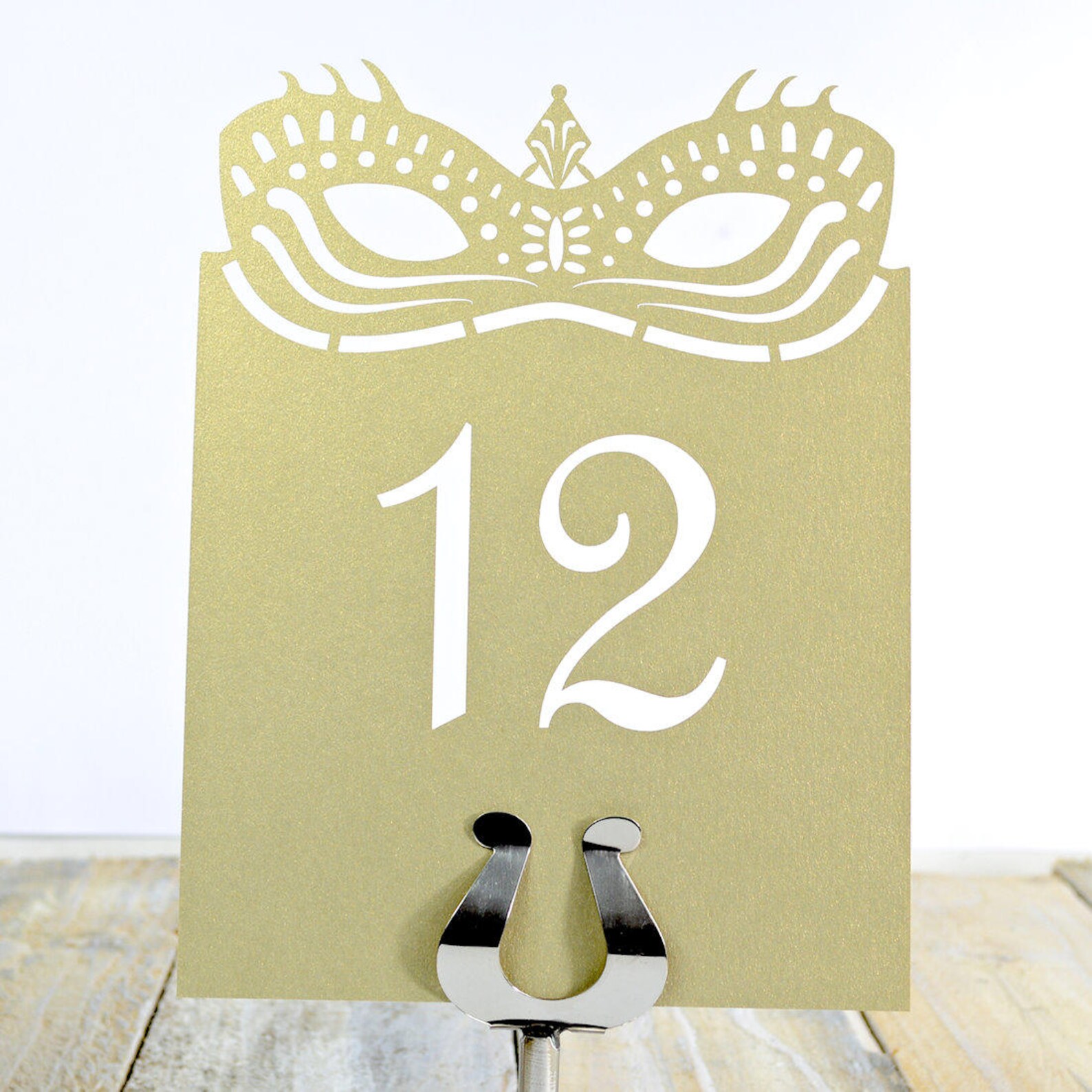 Masquerade Ball Table Number Cards / Masquerade Ball Table - Etsy