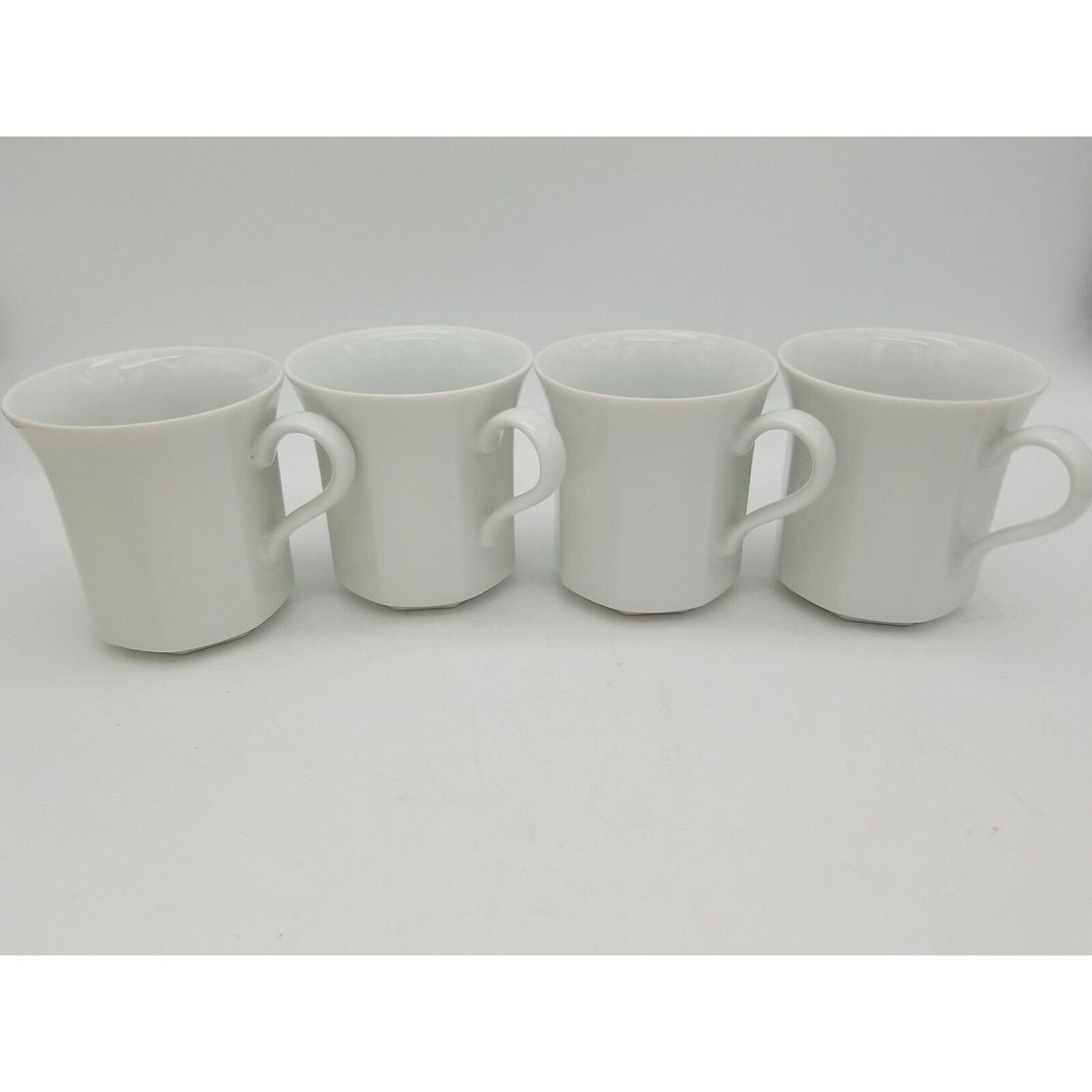 4 Mikasa Fina China Duchess Mugs Cups Made in Japan Vintage MCM Light ...