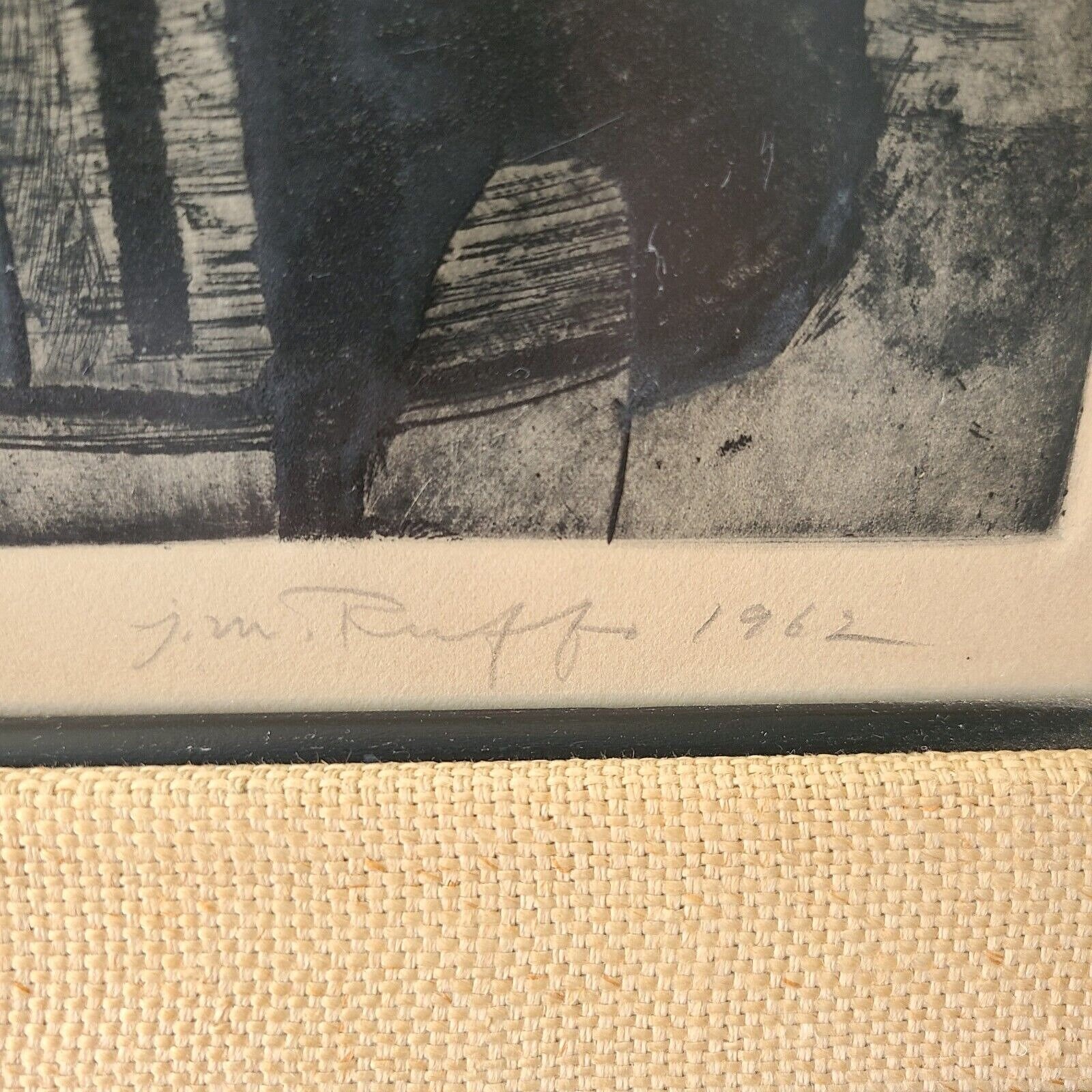 Joseph M. Ruffo Triptych Etching "tristan and Iseult" 1962 Signed ...