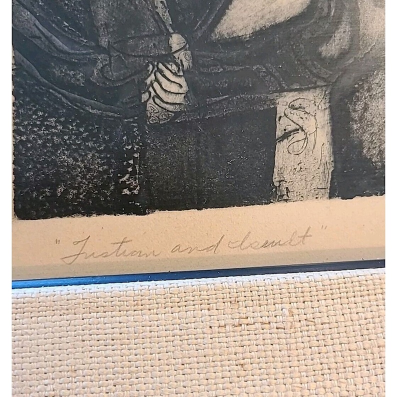 Joseph M. Ruffo Triptych Etching "tristan and Iseult" 1962 Signed ...