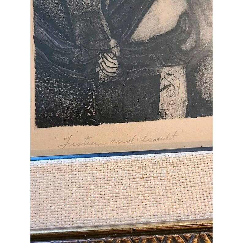 Joseph M. Ruffo Triptych Etching "tristan and Iseult" 1962 Signed ...