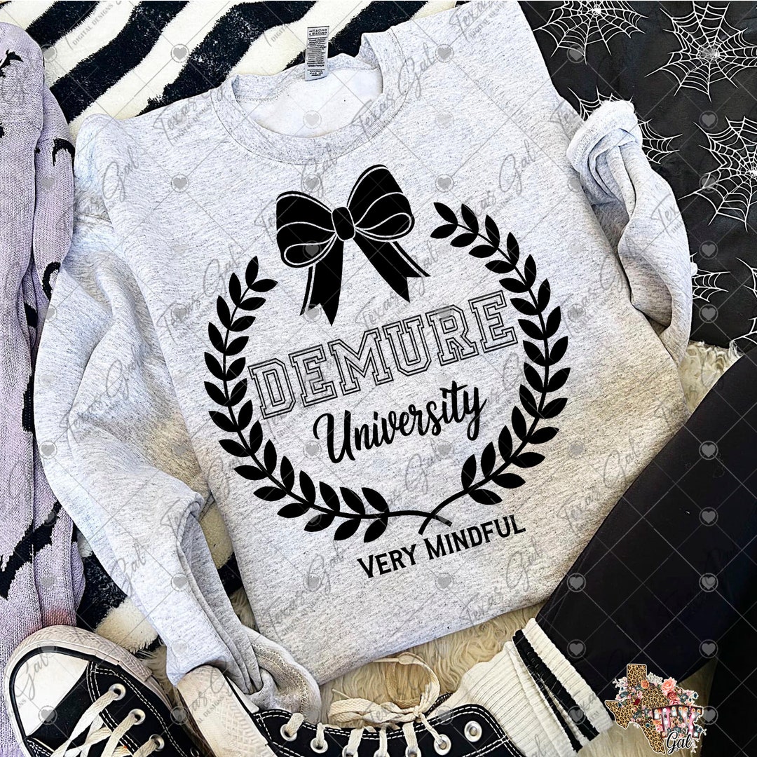 Demure University PNG, Funny PNG, Meme PNG, Very Mindful Png, Gen Z Png ...