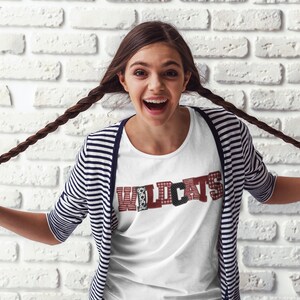 Faux Embroidered Alphabet Set, Maroon and Black Embroidered Varsity ...