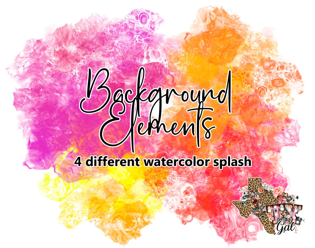 Crackle Background Splash Element Clipart Digital Instant Download PNG ...