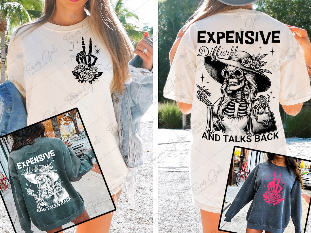 Expensive Difficult and Talks Back PNG, Skull PNG, Mom Png, Funny ...