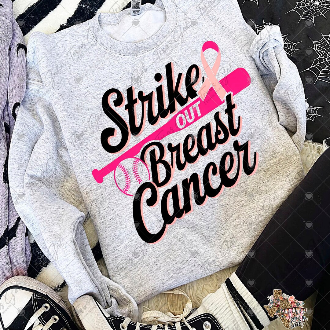 Strike Out Breast Cancer PNG, Breast Cancer Awareness PNG, Pink Baseball Png, School PNG ...
