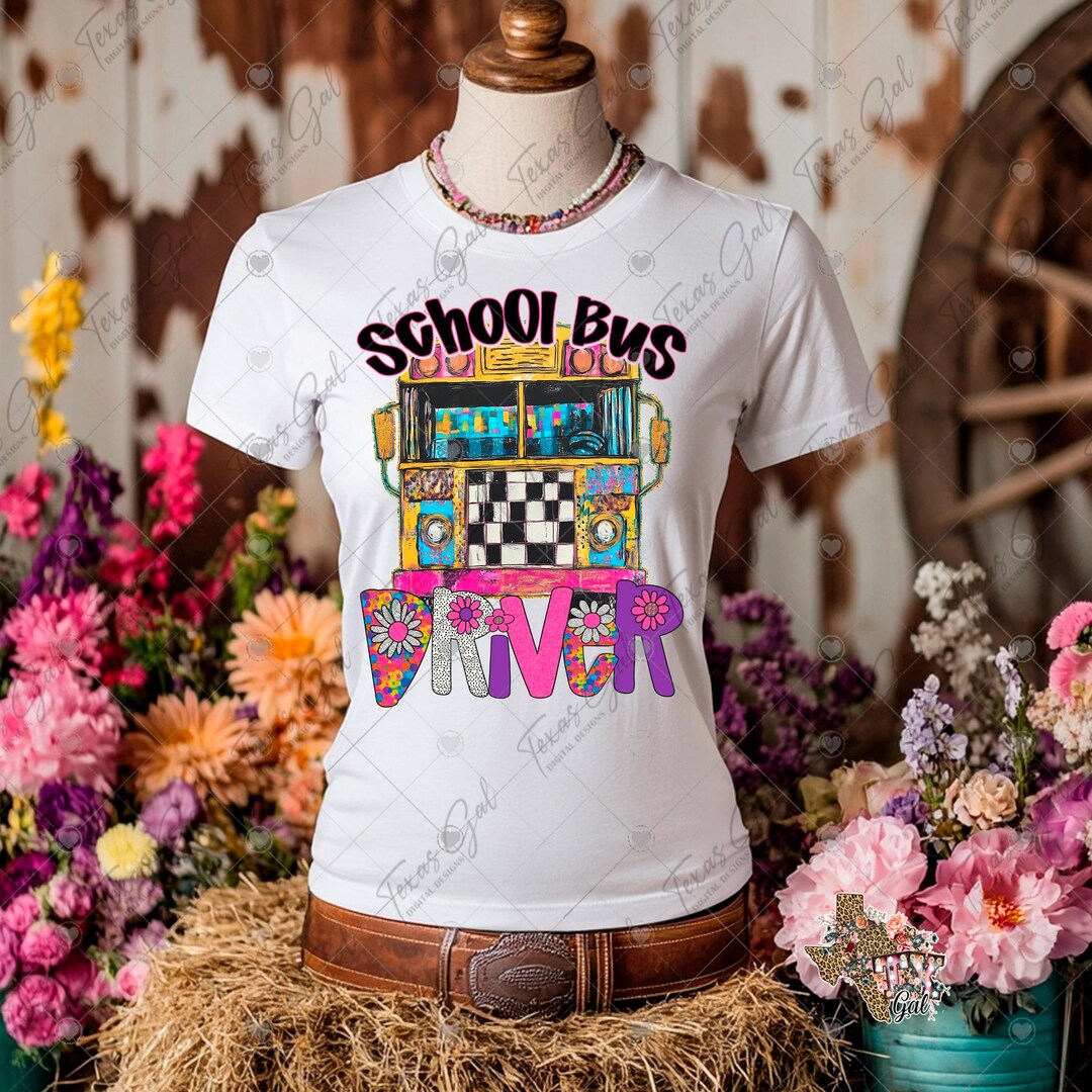 School Bus Driver PNG, School Png, Cute Bus Driver Png, Trendy Png, Bus ...