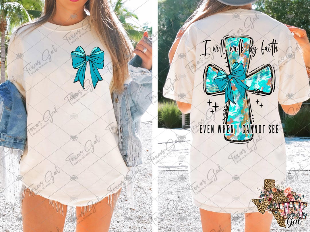 I Will Walk by Faith Even When I Cannot See PNG, Hand Drawn Cross Png ...