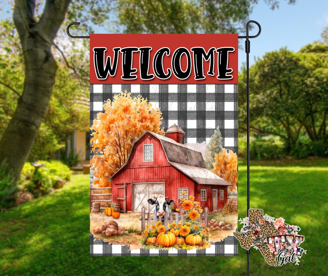 Farm Garden Flag, Farm Garden Flag PNG, Sublimation Digital Download ...