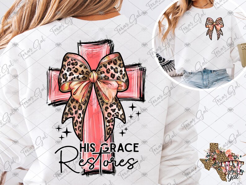 His Grace Restores PNG, Hand Drawn Cross Png, Watercolor Cross PNG ...