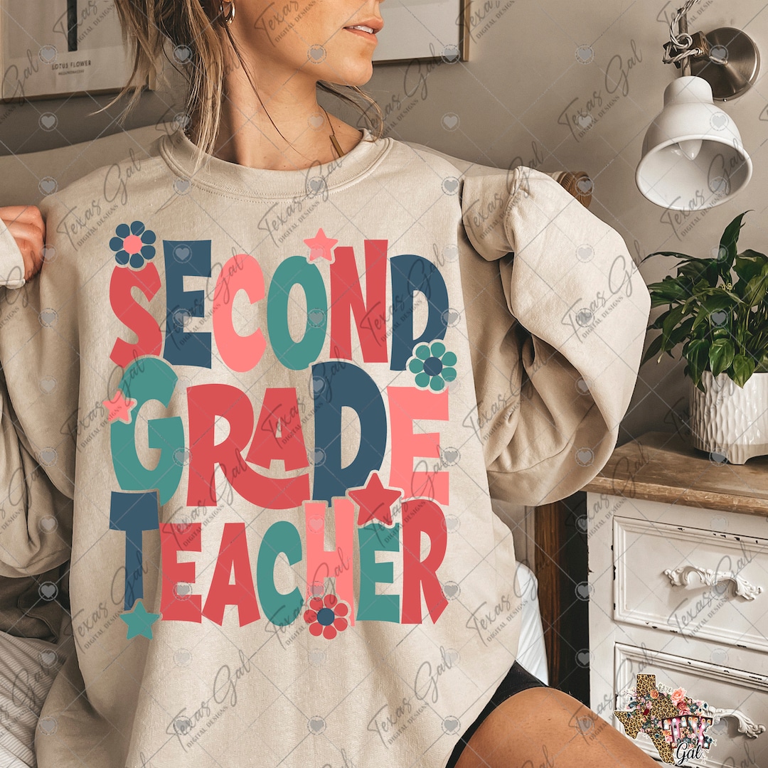 Second Grade Teacher PNG, Teacher PNG, School PNG, Second Grade Png ...