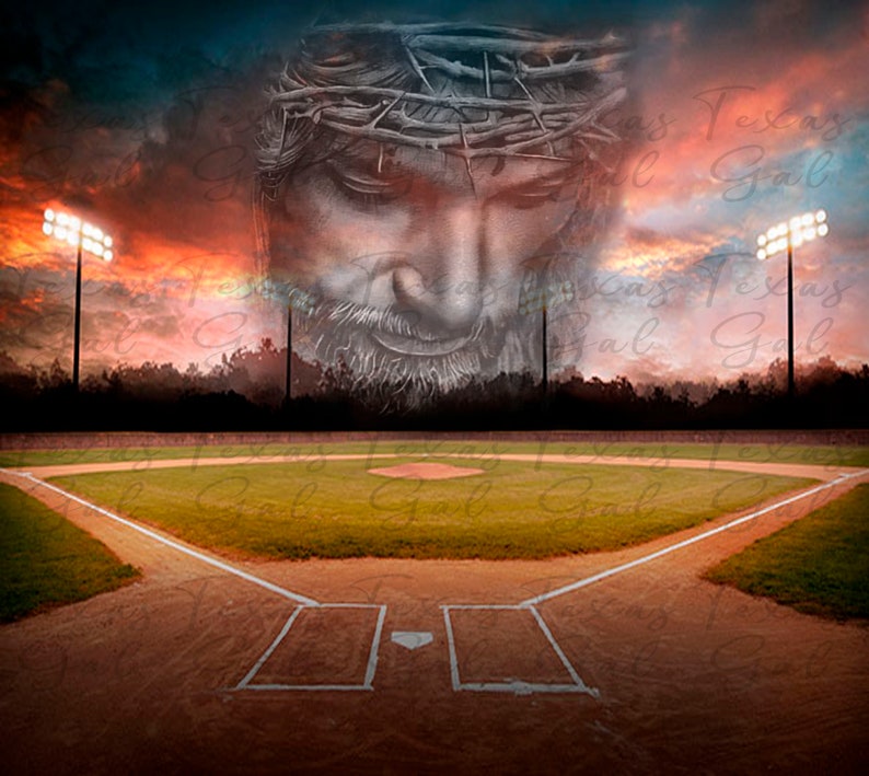 20 Oz Skinny Tumbler Jesus Baseball Christian Tumbler Wrap - Etsy