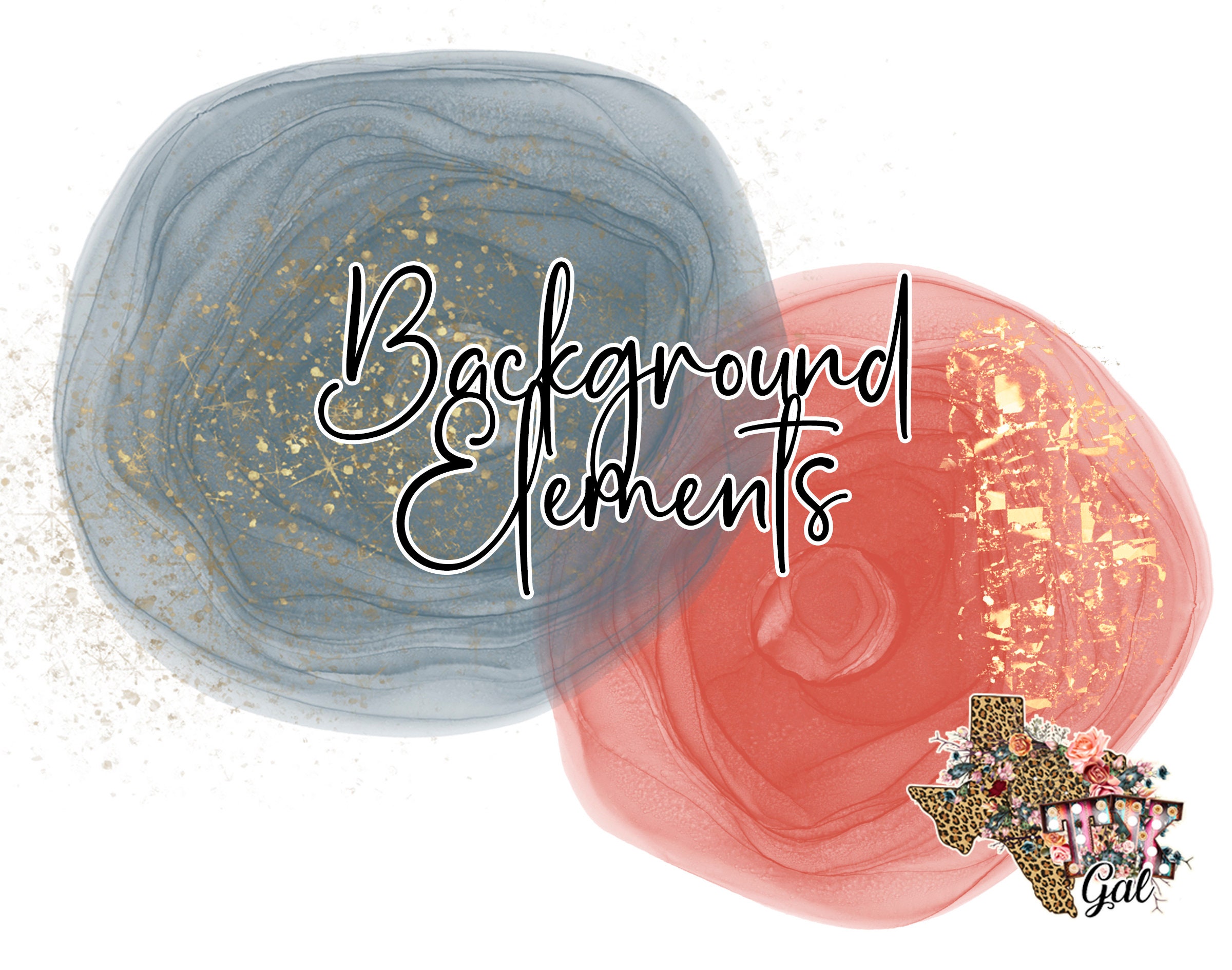 Crackle Background Splash Element Clipart Digital Instant - Etsy