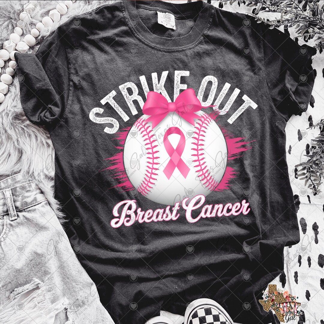 Strike Out Breast Cancer PNG, Breast Cancer Awareness PNG, Pink Baseball Png, School PNG ...