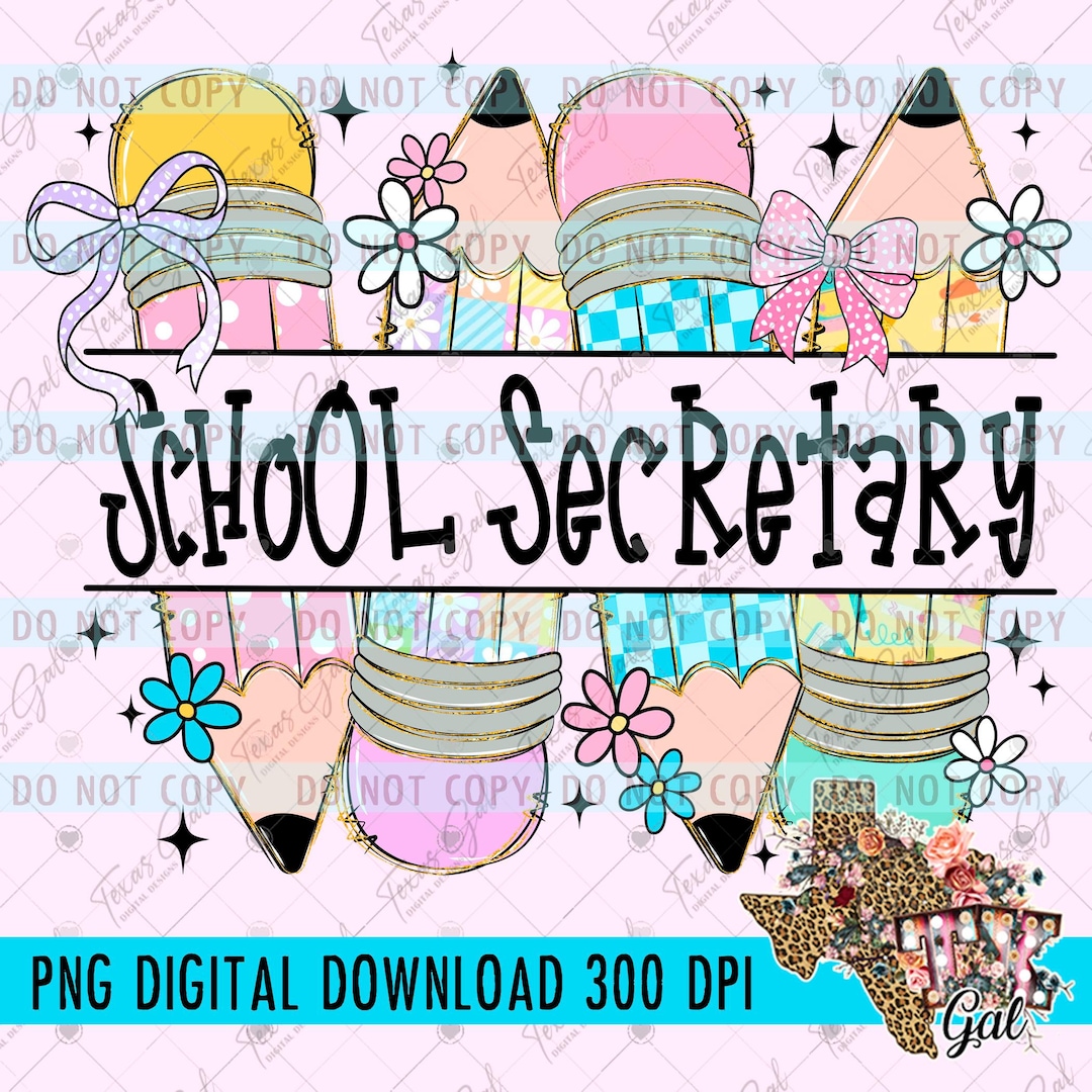 School Secretary PNG, Back to School, Trendy, Grade, Elementary, School ...
