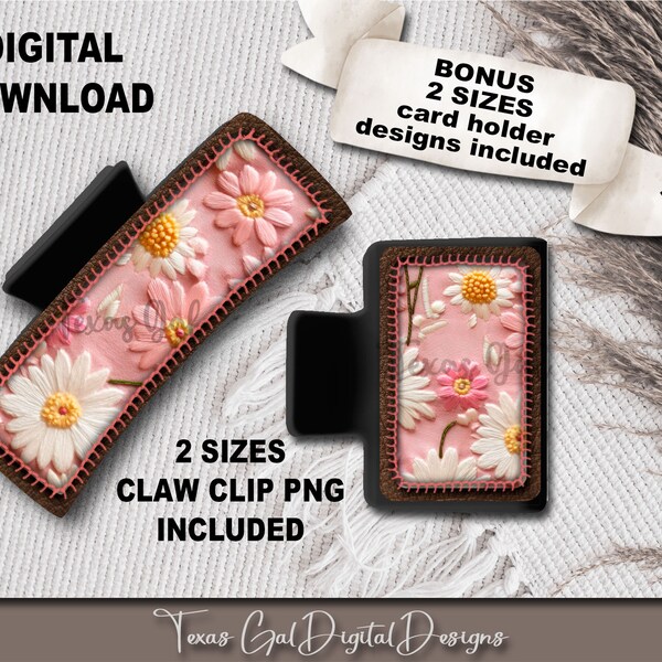 Embroidery Hair Clip - Etsy