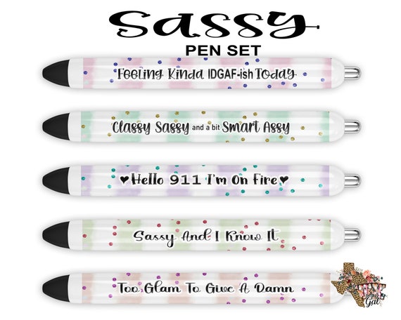 Pen Wrap Bundle Sublimation Pen Wraps Waterslide Epoxy Pen - Etsy