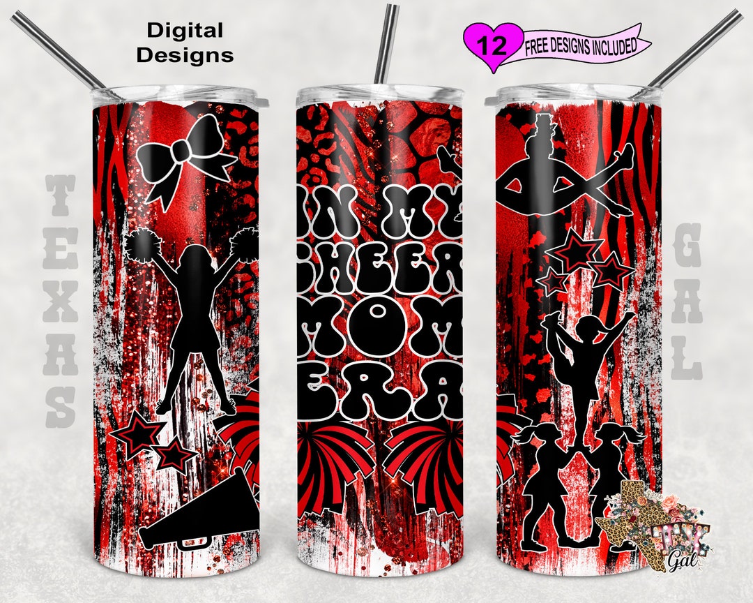 In My Cheer Mom Era Tumbler Wrap, Cheer Mom Tumbler Wrap, 20oz ...
