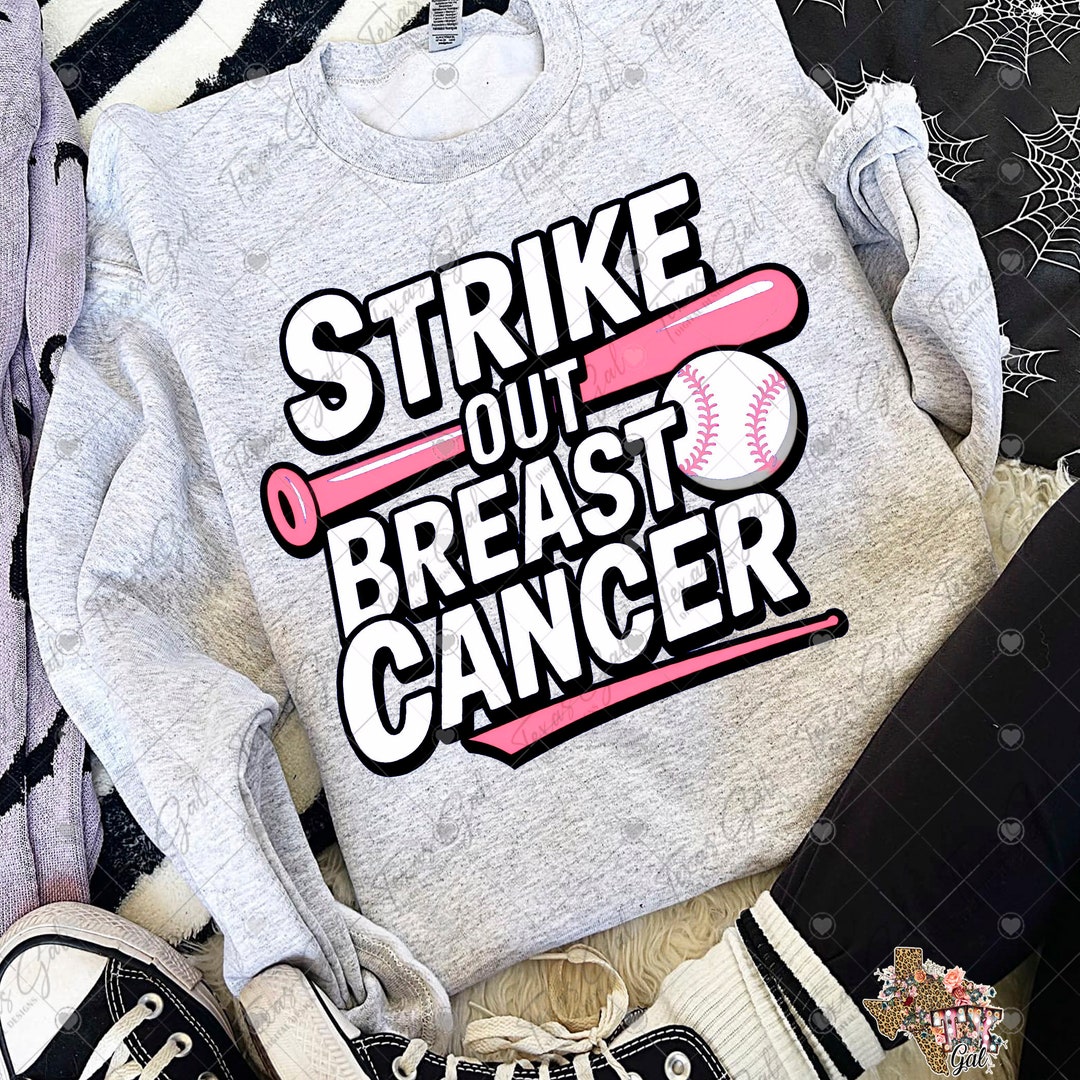 Strike Out Breast Cancer PNG, Breast Cancer Awareness PNG, Pink Baseball Png, School PNG ...