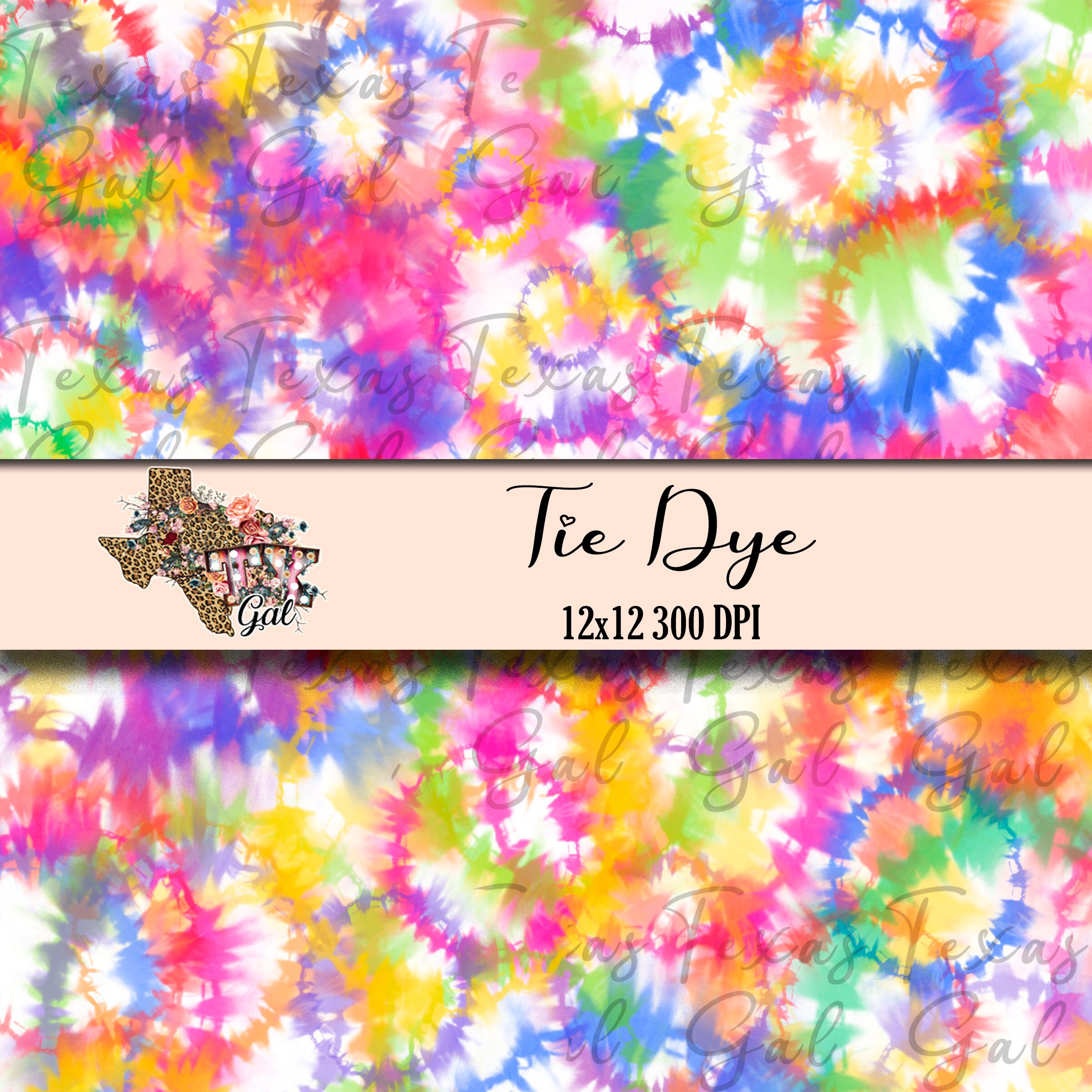 Tie Dye Seamless Digital Paper Background Scrapbook Paper - Etsy