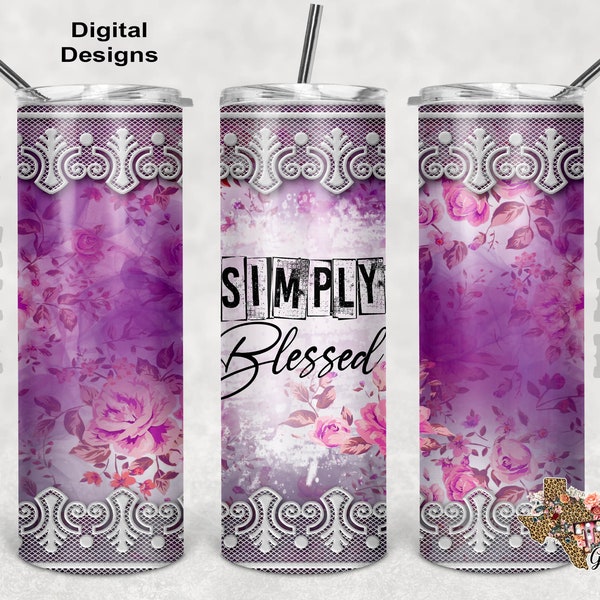 Simply Blessed Svg - Etsy