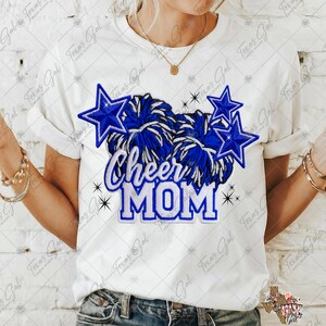 Cheer Mom Hat Patch PNG, Trucker Hat Patch Png, Faux Embroidery Hat ...