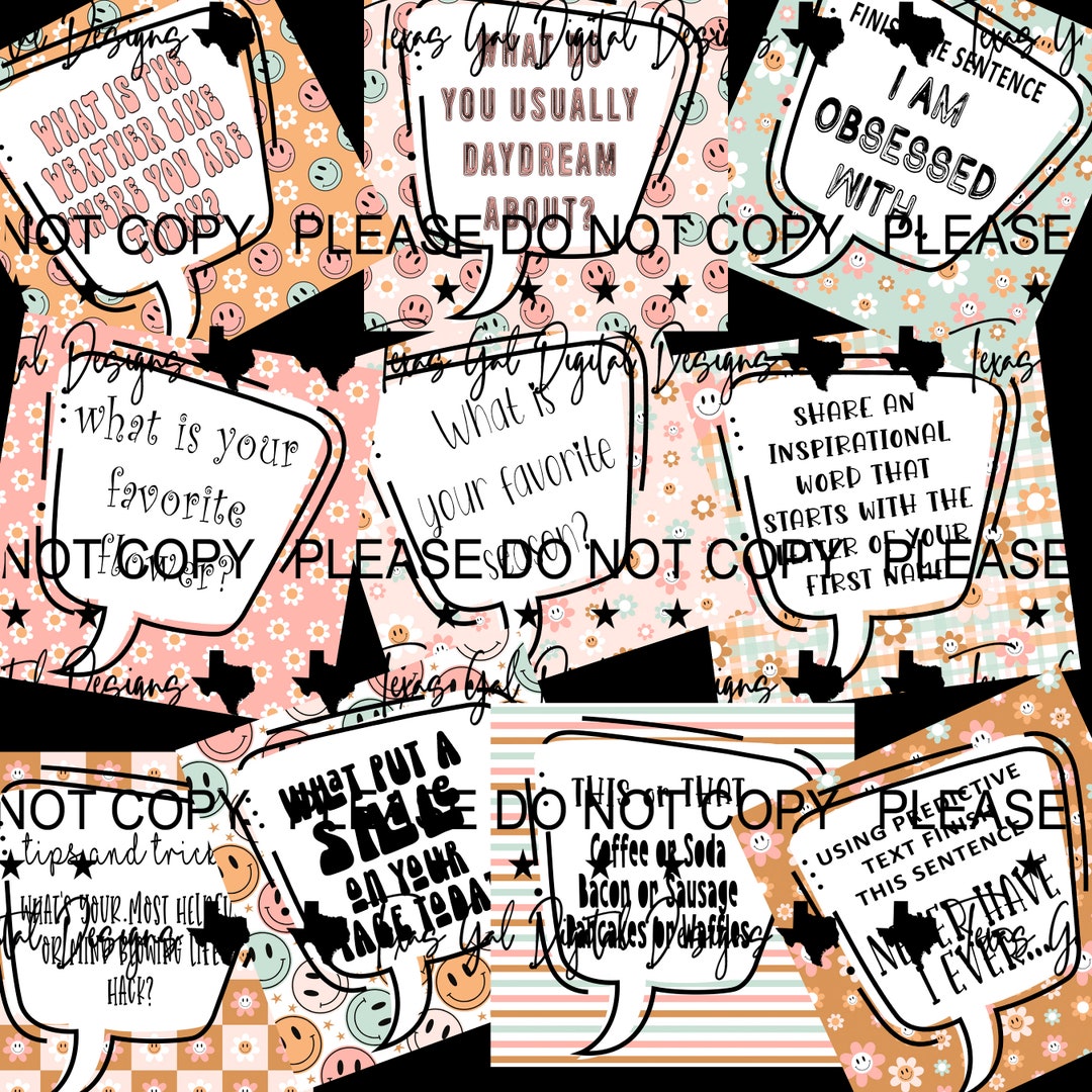 Engagement Interactive Social Media Bundle, Social Media Posts ...