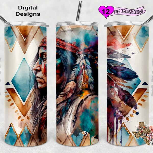 Svg Native American Sublimation Cup - Etsy