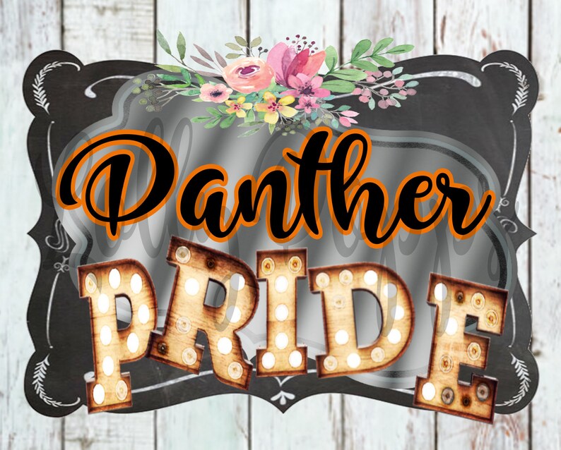 Pride, Panther Pride, Orange, PNG, Sublimation, Digital Download - Etsy