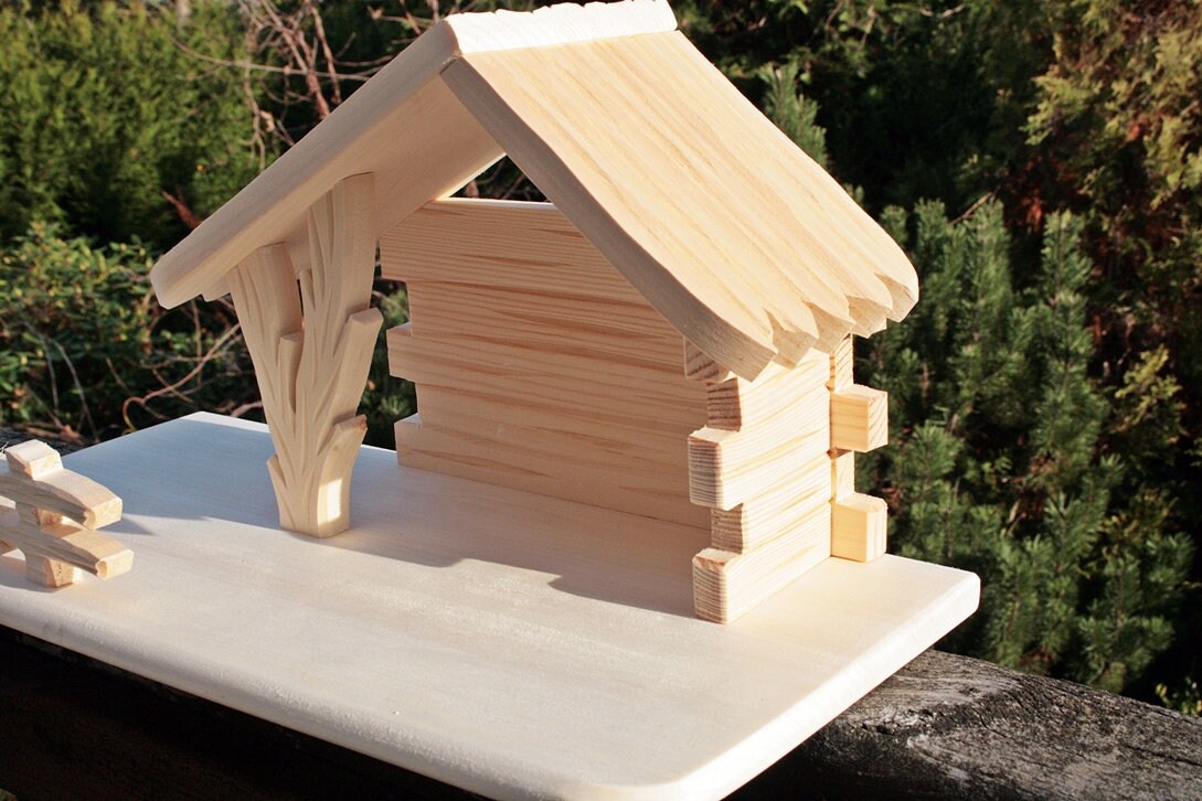 Wooden Farm Hand Carved Gift for Children Animal Farm - Etsy