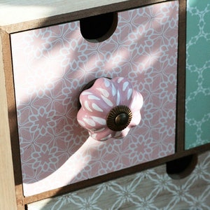 Rose Ceramic Floral Pattern Knobs, Ceramic Knob Cabinet Knobs / Drawer Pulls - Etsy