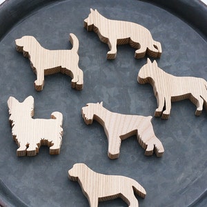 Wooden the Dog Breed Knobs for Nursery Drawers or Cabinets - Etsy