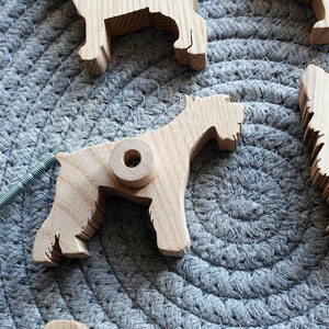 Wooden the Dog Breed Knobs for Nursery Drawers or Cabinets - Etsy