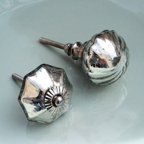 Silver Drawer Pulls - Etsy